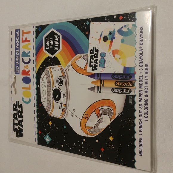 Star Wars | Other | Star Wars Bb8 Color And Craft 3d Paper Model ...